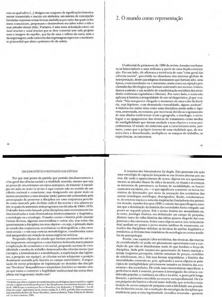 CHARTIER, Roger. A beira da falesia | PDF