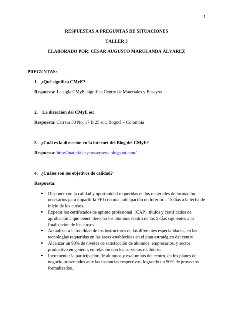 Marulanda Taller 3 | PDF