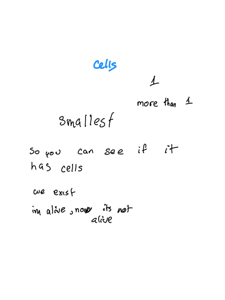 Understanding Cells in Living Organisms | PDF