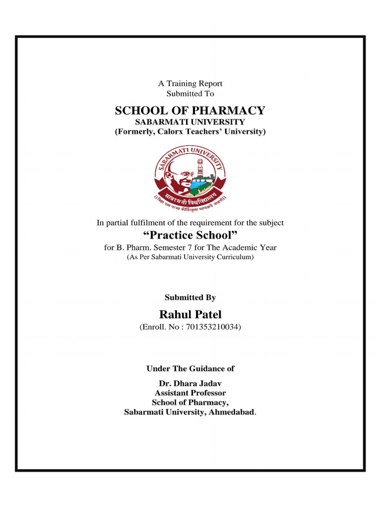Rahul Patel Project | PDF