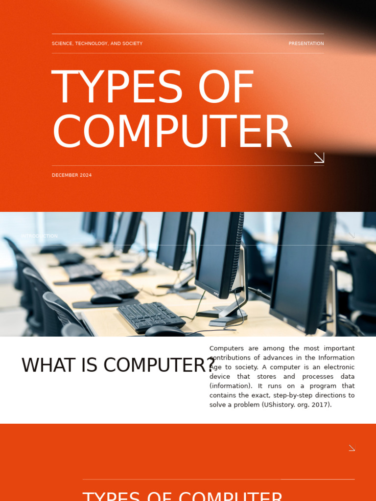 STS - Types of Computer | PDF | Personal Computers | Desktop Computer