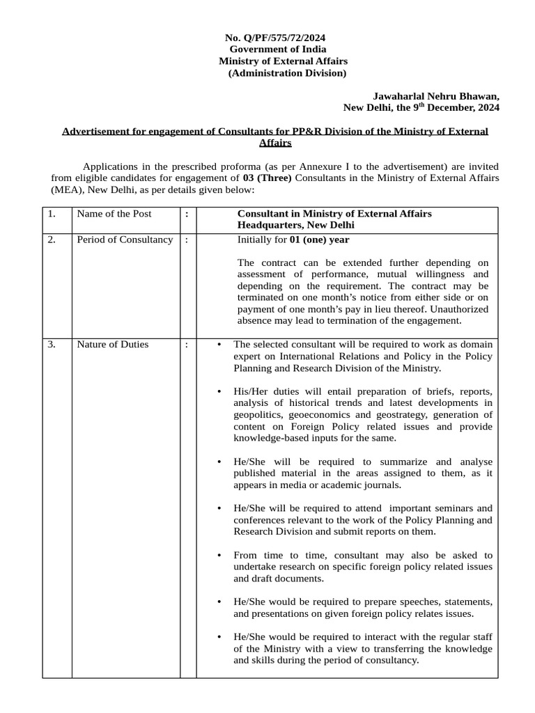 Advertisement-2024 | PDF