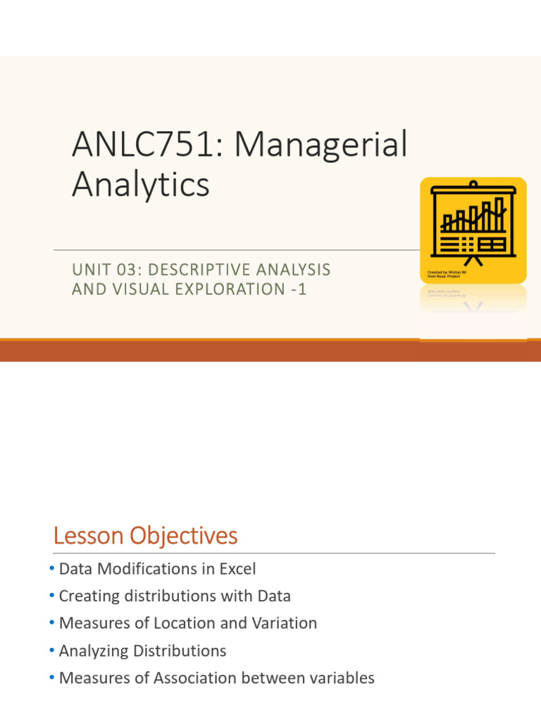 Unit 03 Descriptive Analysis and Visual Exploration | PDF | Mean ...