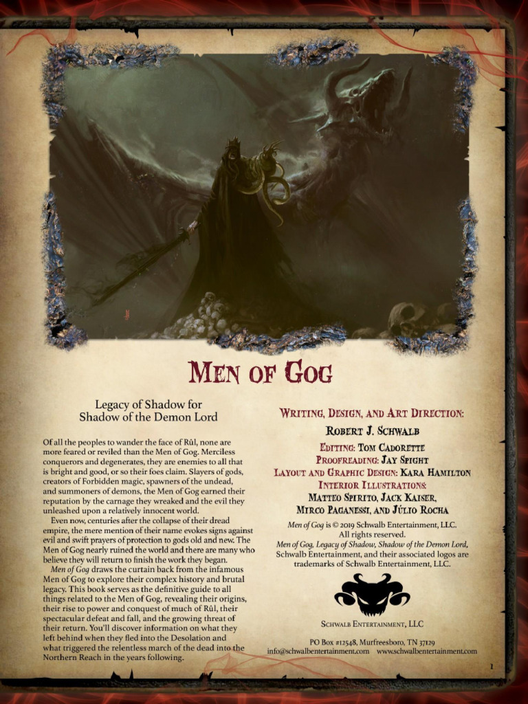 SotDL Men of Gog | PDF