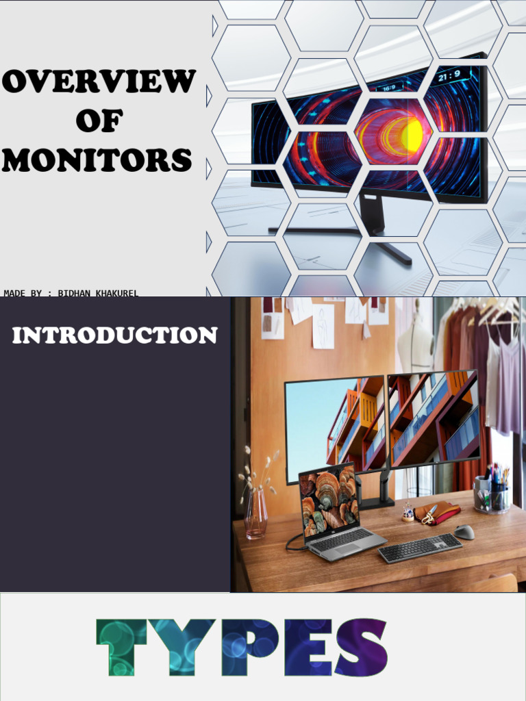 Overview of Monitors | PDF | Computer Monitor | Liquid Crystal Display