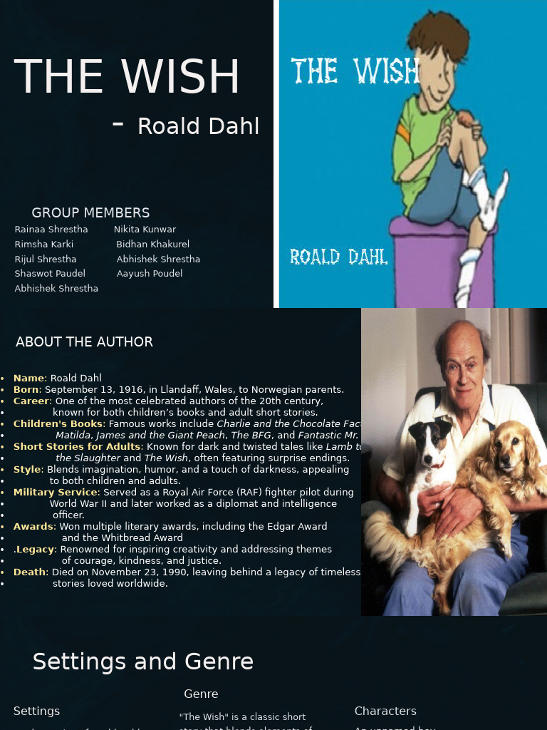 Exploring Roald Dahl's "The Wish" | PDF | Fear