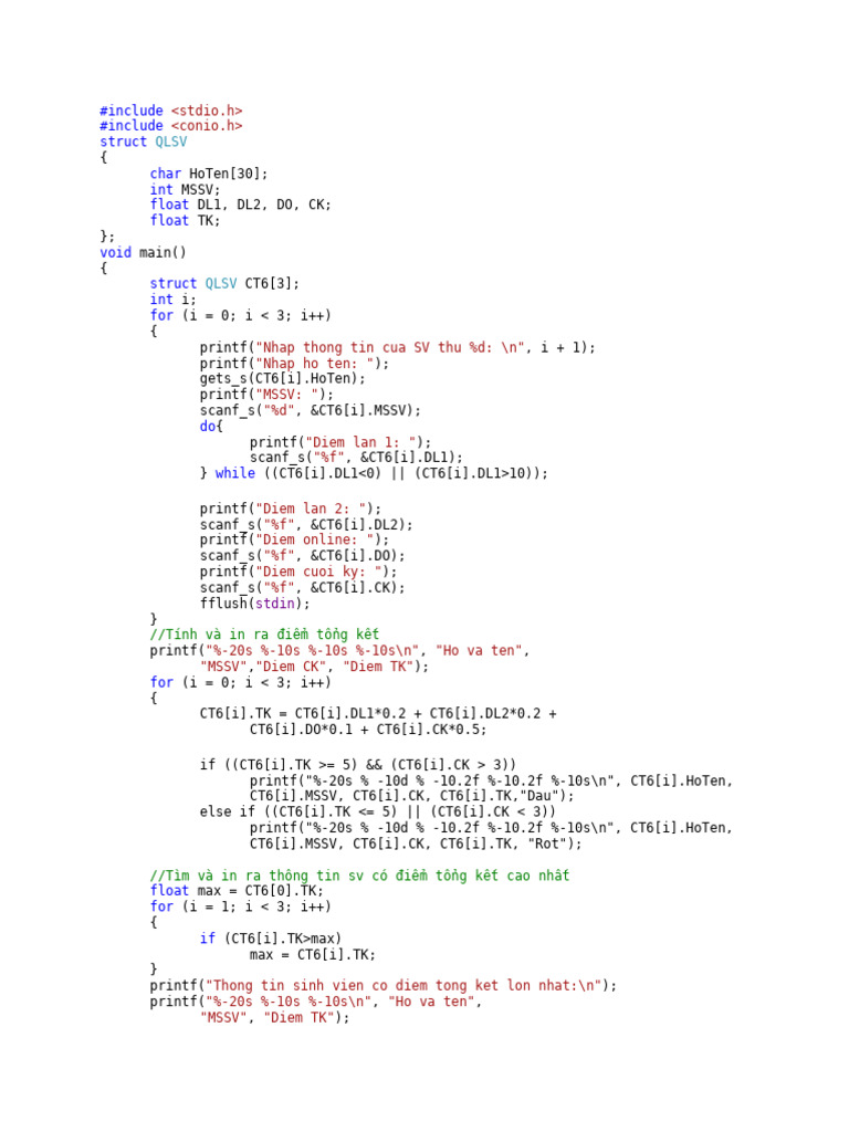 Chuong 8 Struct Phan 1 | PDF