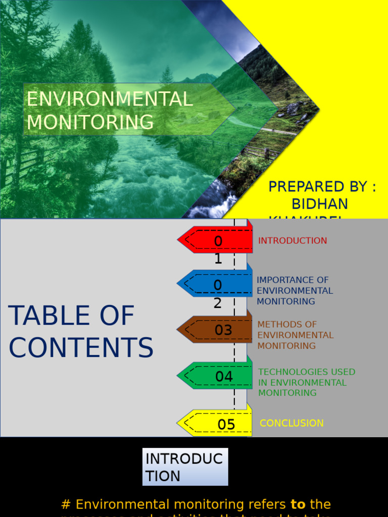 Environmental Monitoring | PDF | Environmental Monitoring | Air Pollution
