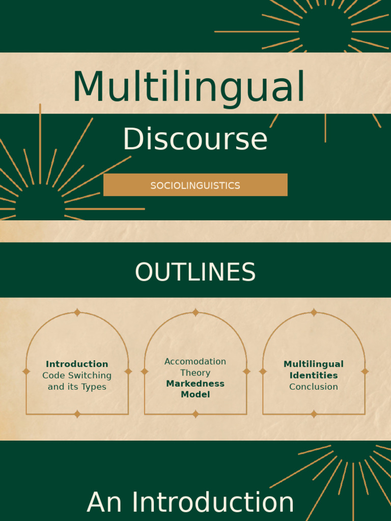 Socio Presentation | PDF | Multilingualism | English Language