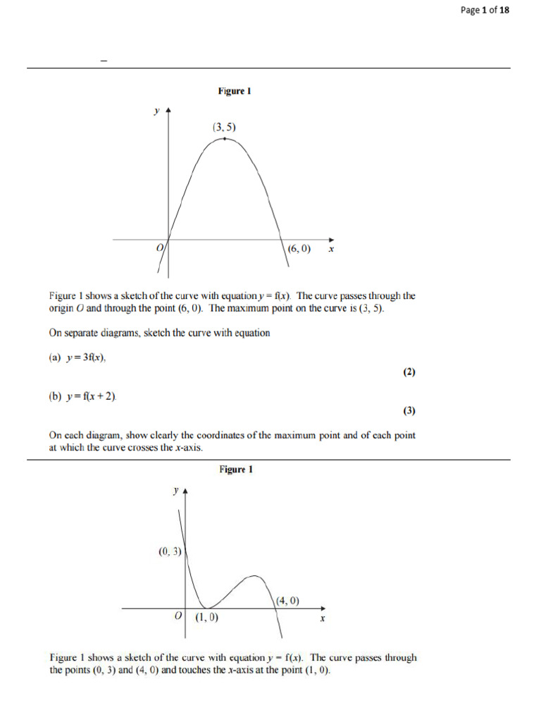 Sketching Graphs | PDF