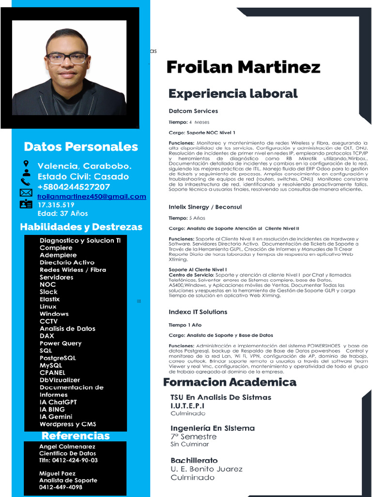 Curriculum Froilan Martinez | PDF