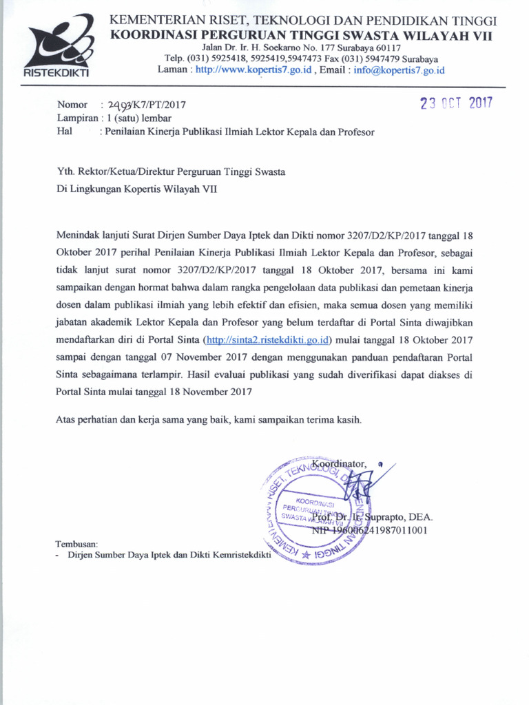 Penilaian Kinerja Publikasi Ilmiah Lektor Kepala Dan Profesor (Up) - 1 ...