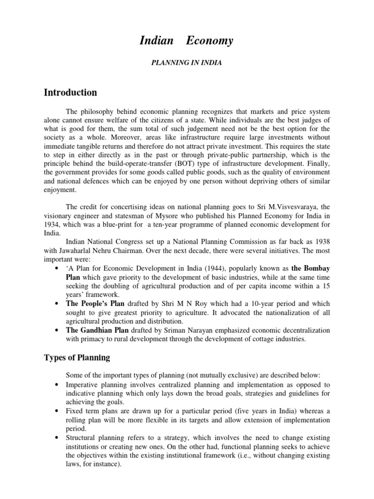 Planning in India | PDF | Economic Growth | Poverty