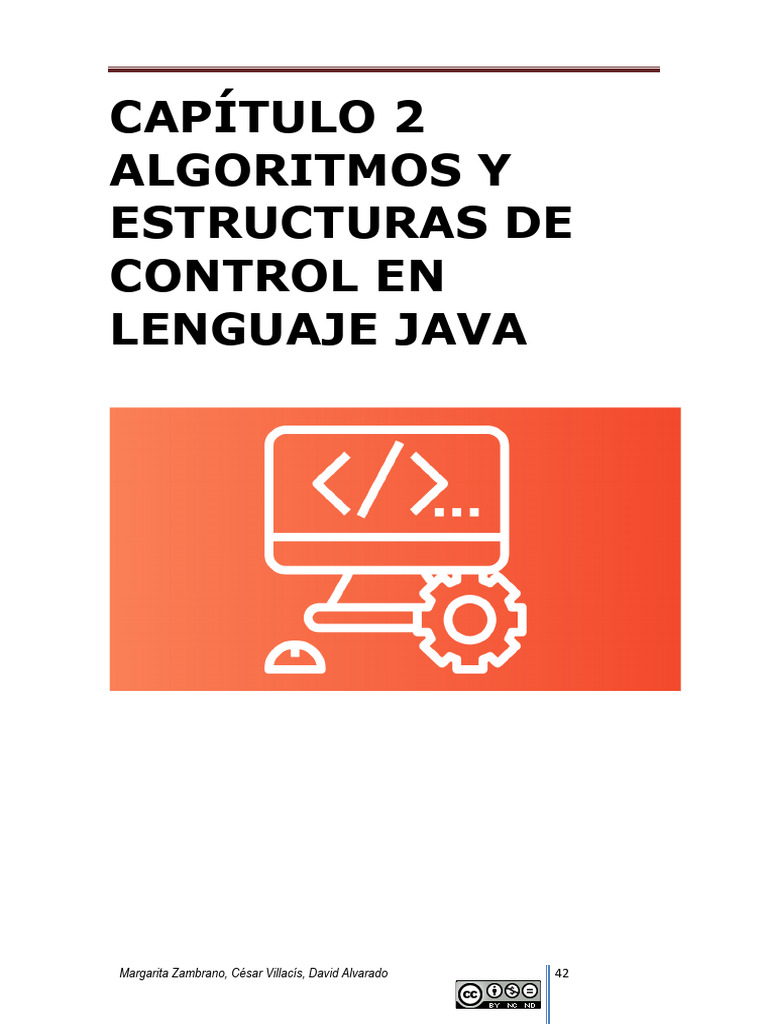 Capítulo 2 Algoritmos-java | PDF | Algoritmos | Programa de computadora