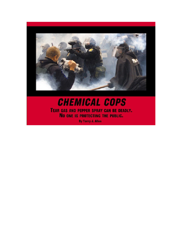 Chemical Cops | PDF | Police | Use Of Force