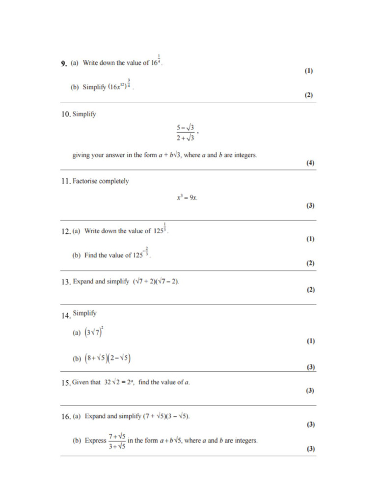 Maths Worksheet PDF 2 | PDF