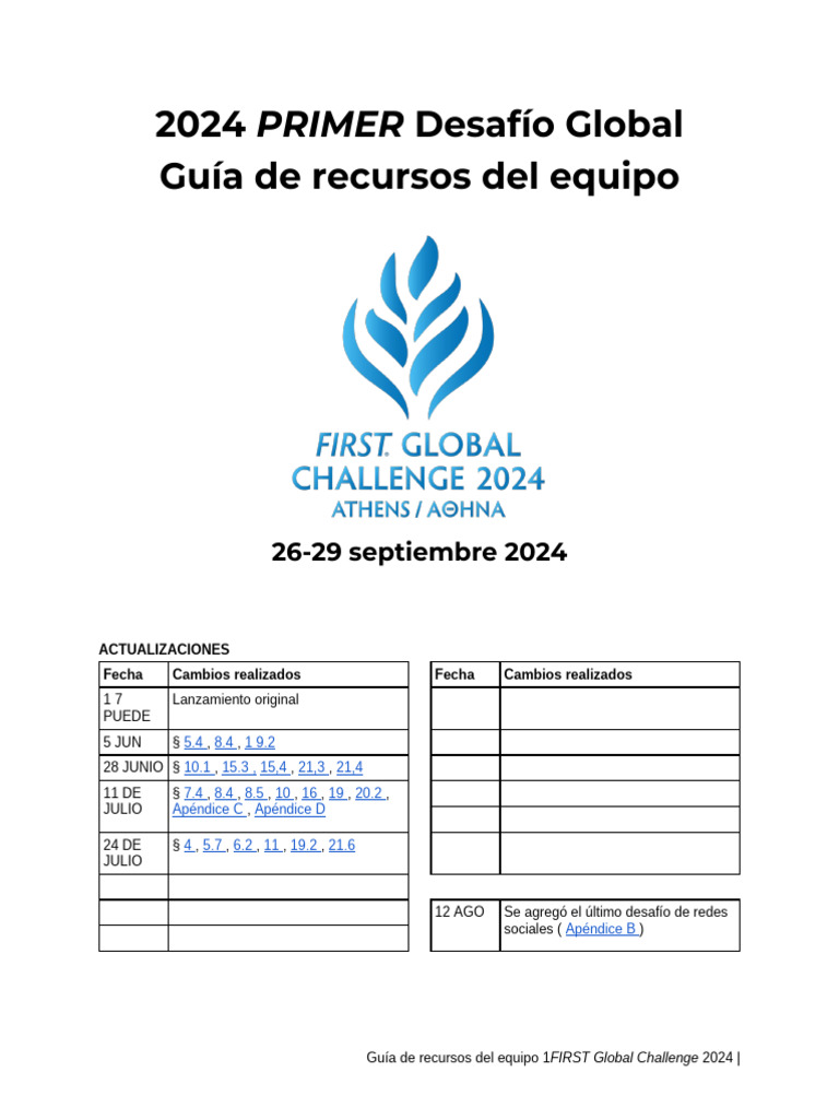 2024 FGC Team Resource Guide (MASTER) (traducido | PDF | Facebook ...