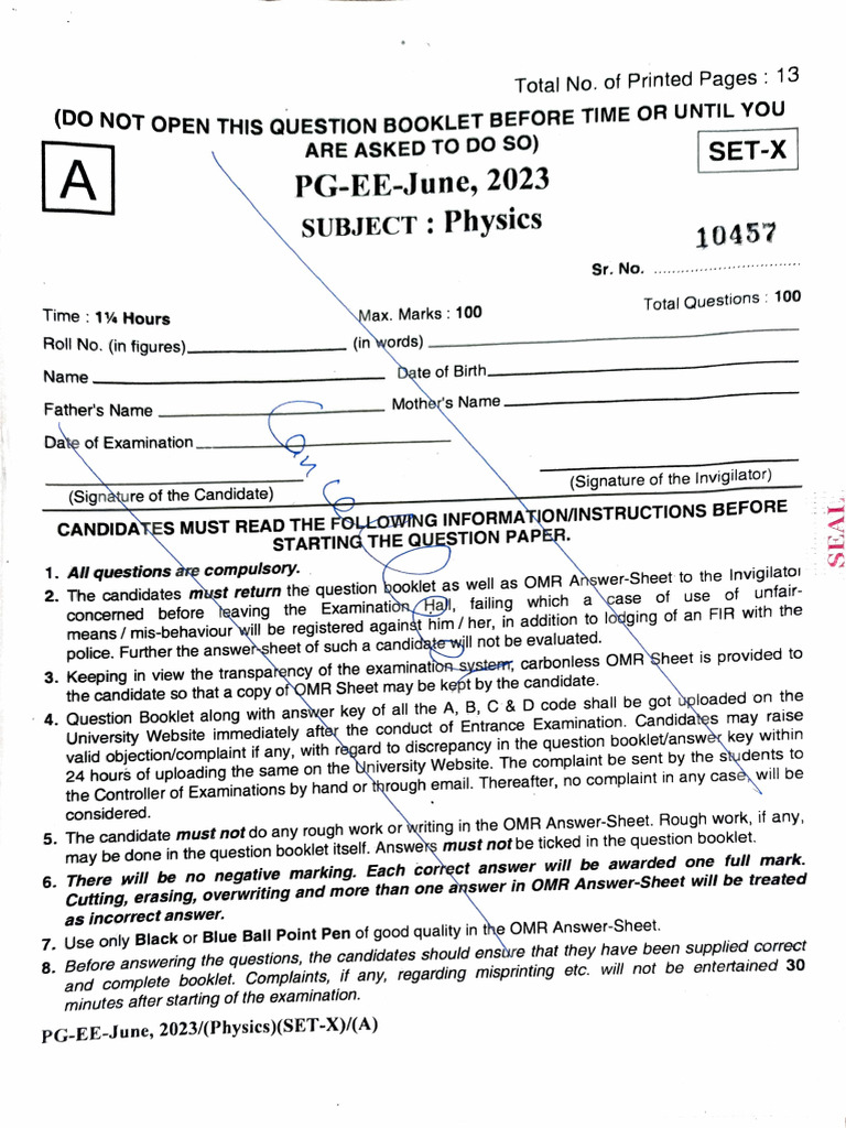 4 - 06-27-2023 - 18-11-46 - M.Sc. Physics 2023-24 | PDF ...