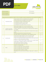 Modified Oswestry Disability Index SPANISH | PDF | Salud y bienestar