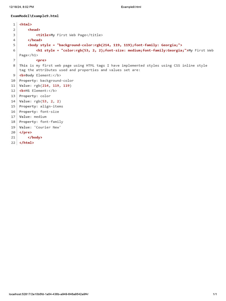 Example9 HTML | PDF