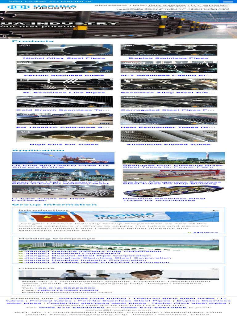 Jiangsu Haohua Industry Group | PDF