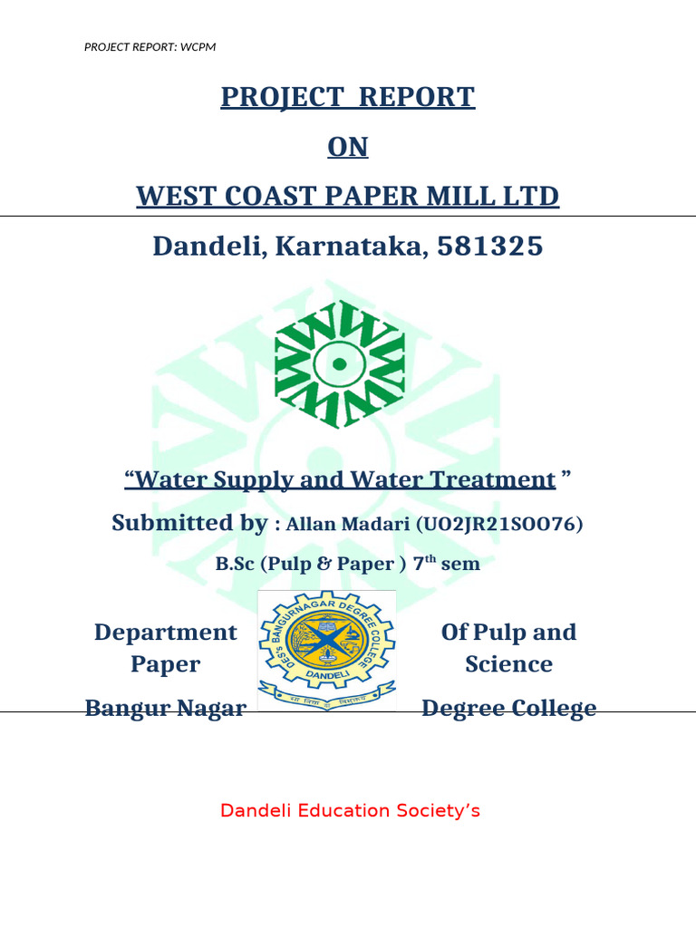 Allan Project | PDF | Water Purification | Filtration