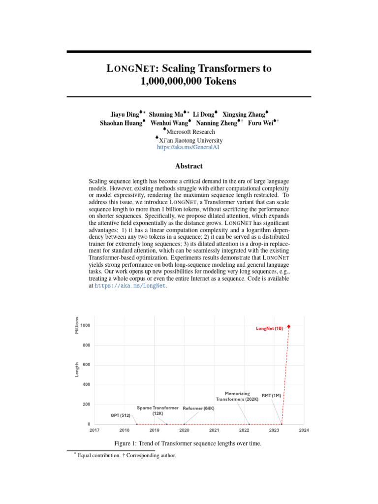 longnet | PDF | Applied Mathematics | Computing