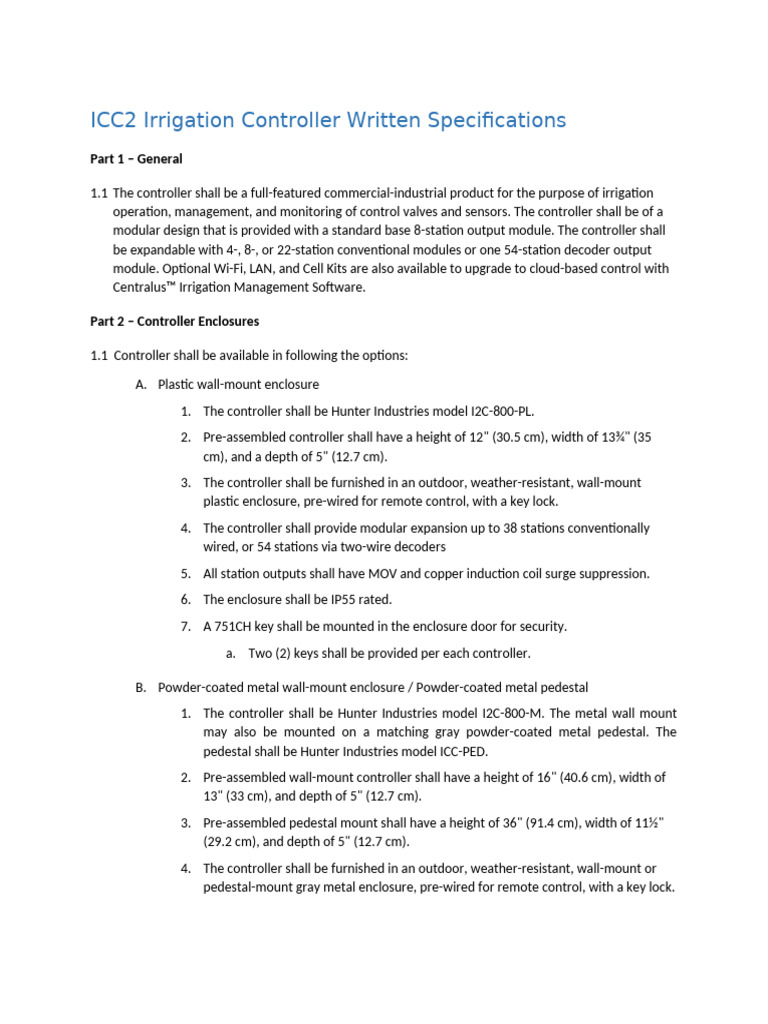 Icc2 Master Spec | PDF | Alternating Current | Electrical Engineering