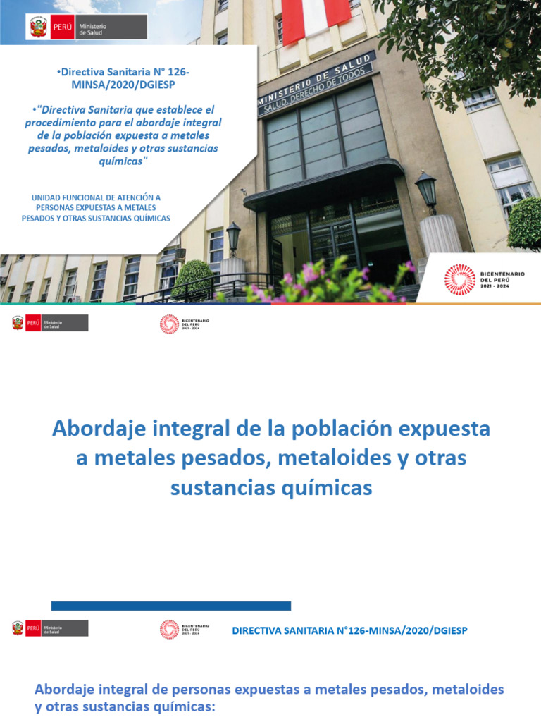 Abordaje Integral Exposición a Metales | PDF | Laboratorios | Promoción de la salud