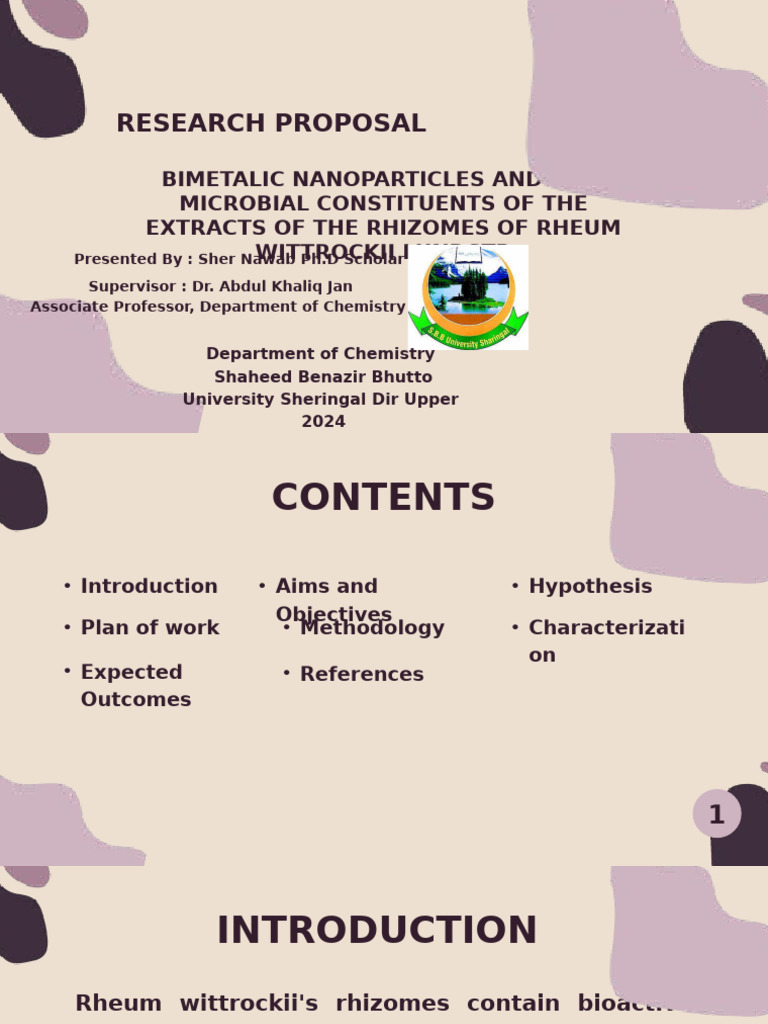 Sher Nawab | PDF | Antimicrobial | Chromatography