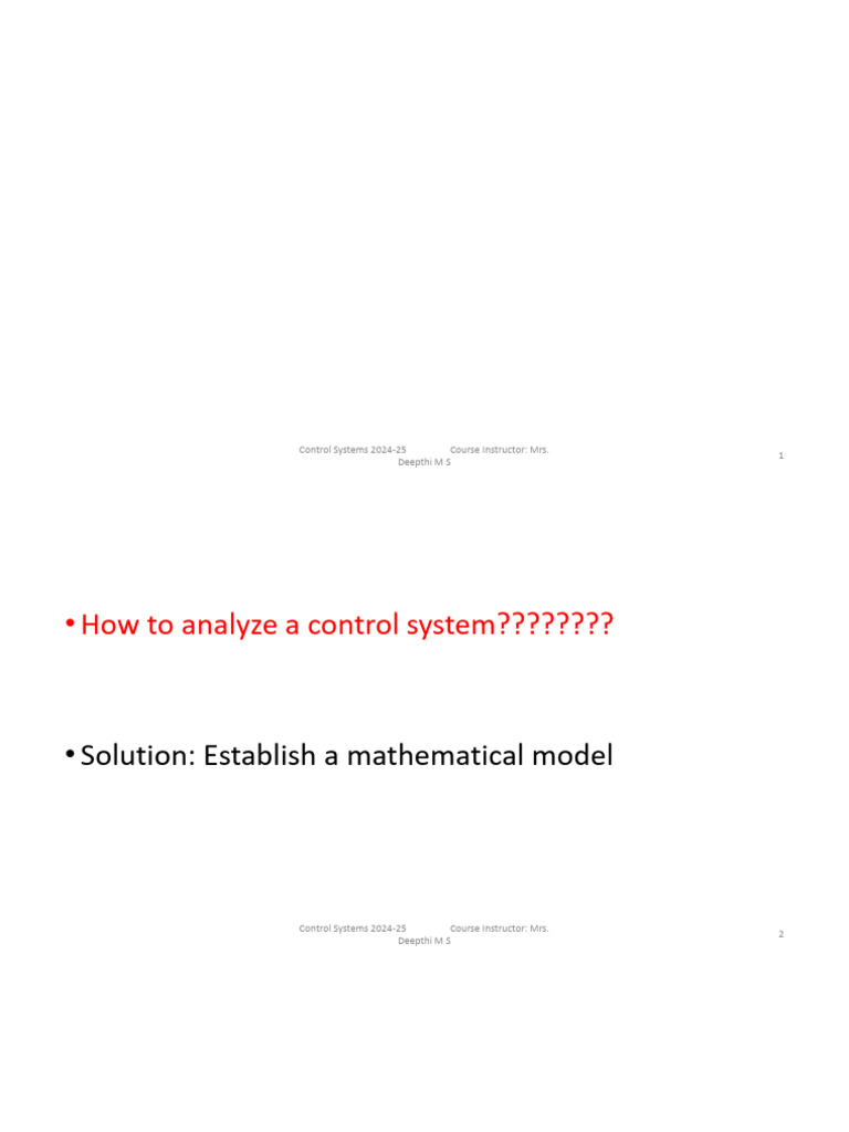 Transfer Function Block Diagrams | PDF | Control Theory | Mathematical Model
