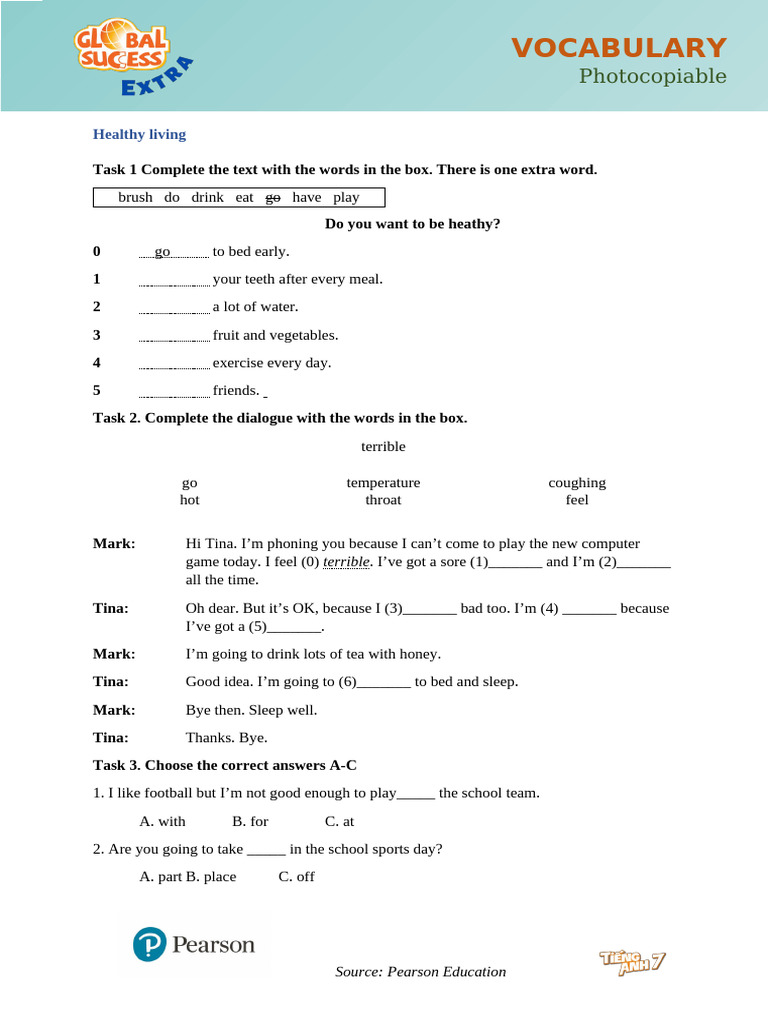 Unit 2 Extra - Vocabulary | PDF