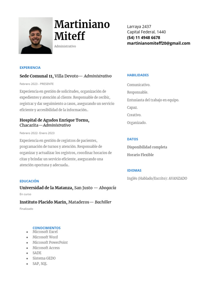 Curriculum POSTA | PDF