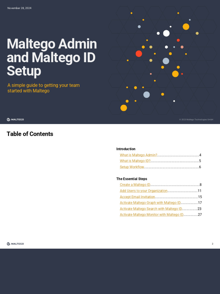 Maltego Admin and ID Setup Guide | PDF | Login | Computing