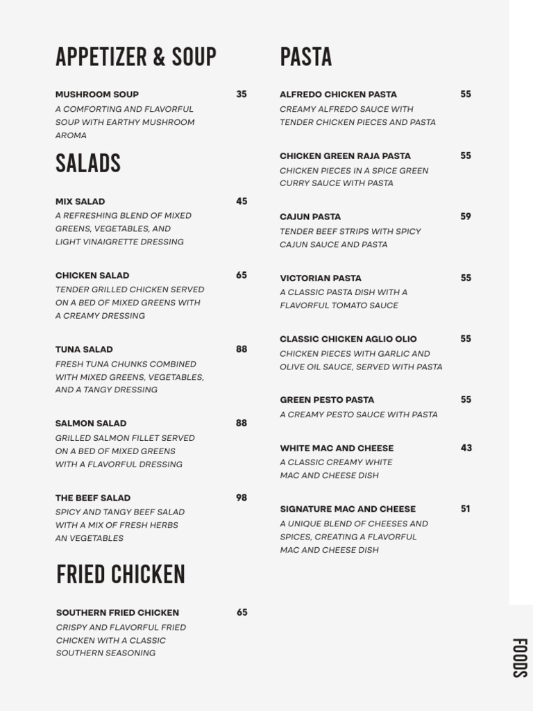 MENU BARBAR | PDF | Steak | Pasta