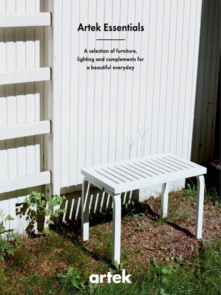 Artek Essentials Catalogue 2021 Digital 115MB | PDF | Furniture