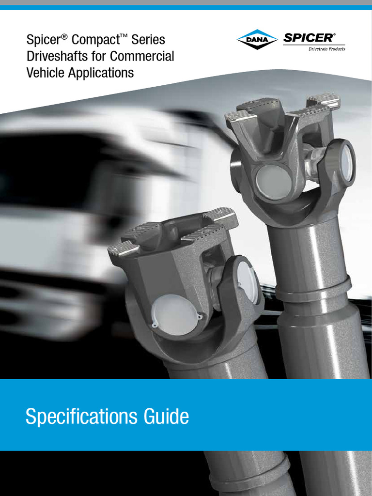 SPICER | PDF | Axle | Mechanical Engineering