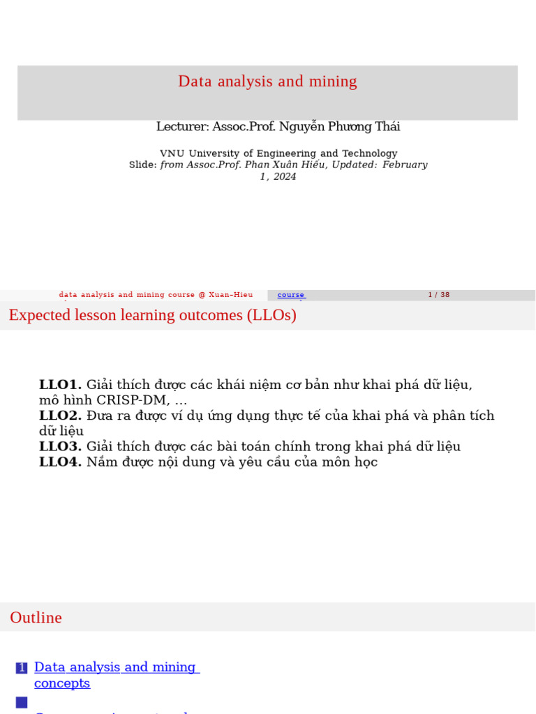 Data Analysis and Mining | PDF | Data Mining | Data