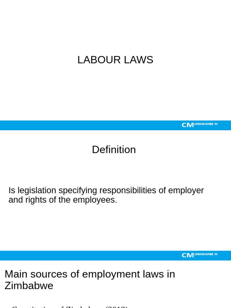 22. Labour Laws | PDF | Employment | Labour Law