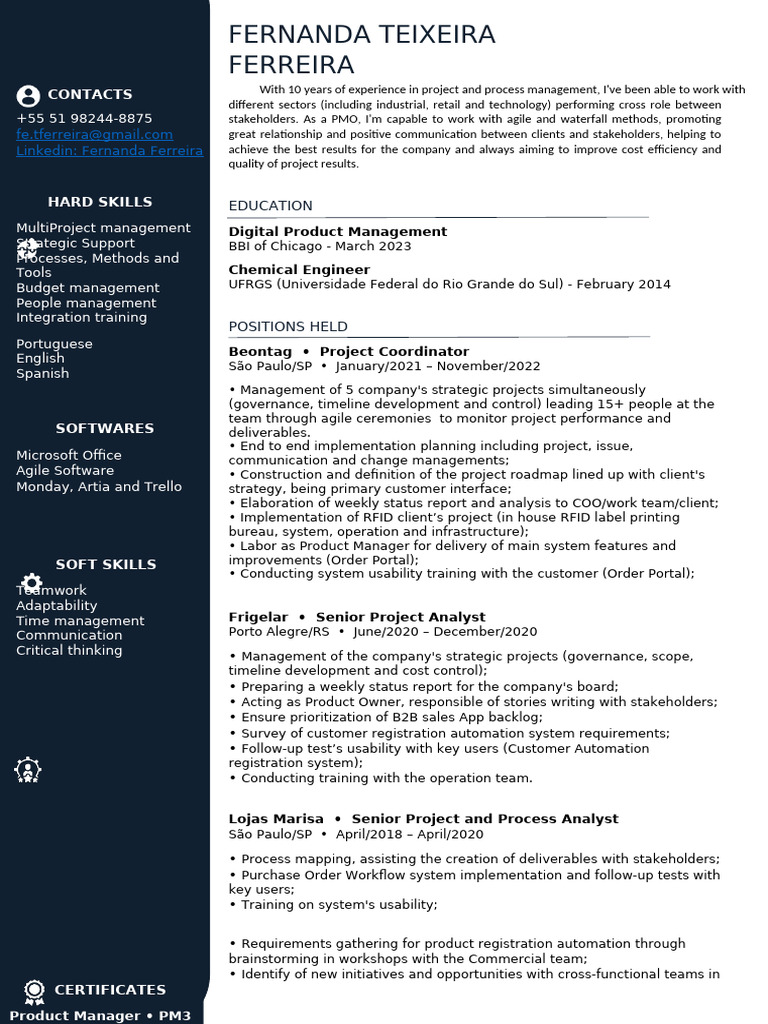 modelo_cv | PDF | Business | Computing