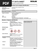 Palmolive Dishwashing Liquid SDS | PDF | Toxicity | Personal Protective ...