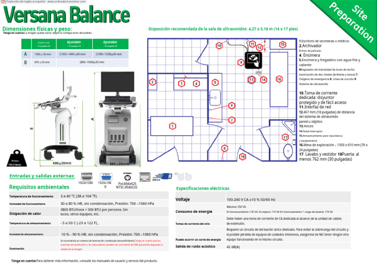 US - Site - Preparation - Versana Balance Español | PDF | Red eléctrica ...