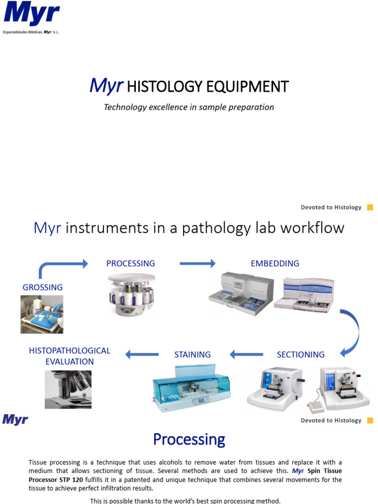Introduction To Myr Histology Instruments in A Pathology Lab Workflow - 2022 | PDF | Staining ...