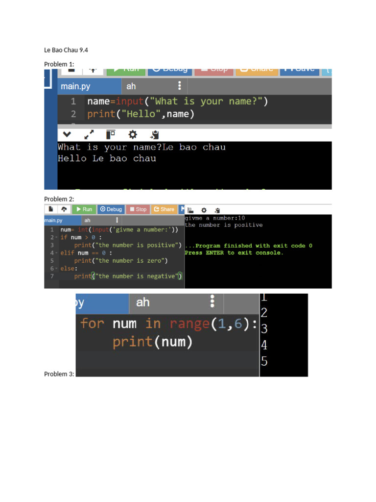 LE BAOCHAU - Py1 | PDF
