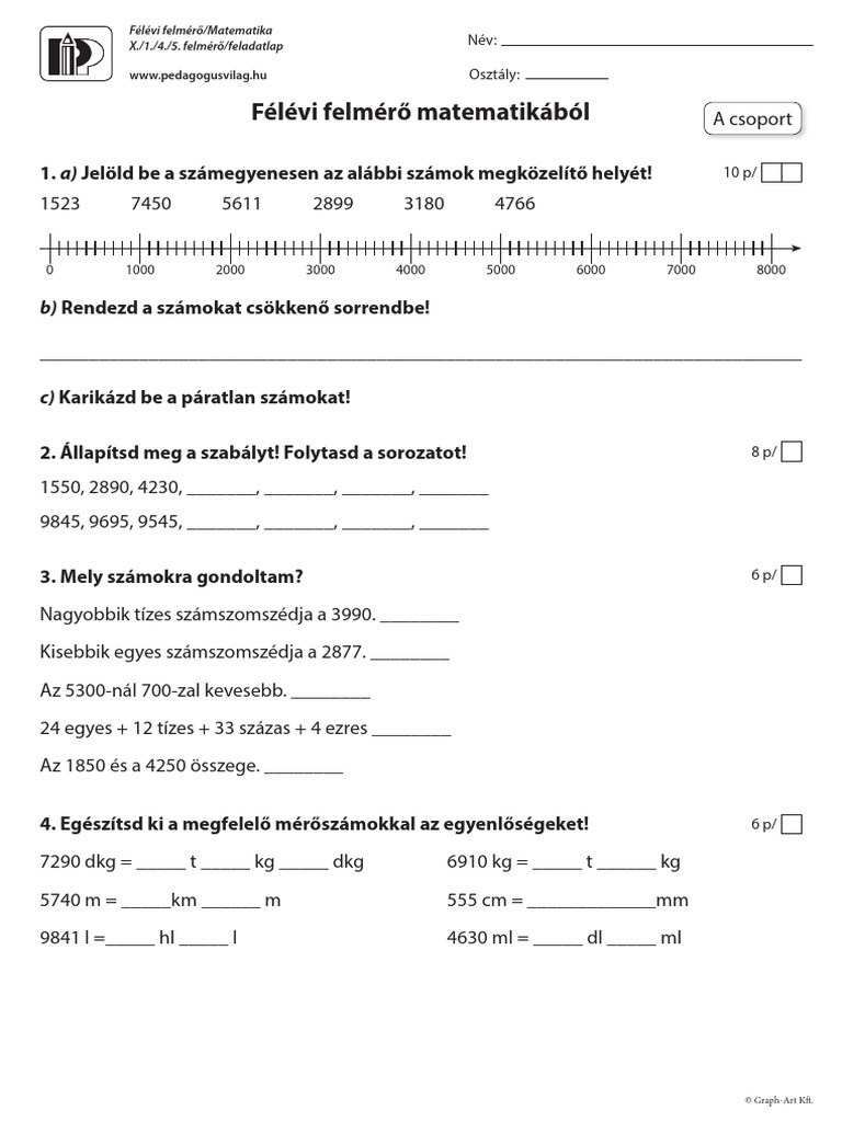 Pip 1901 Mat 4o FL Felm 5 | PDF