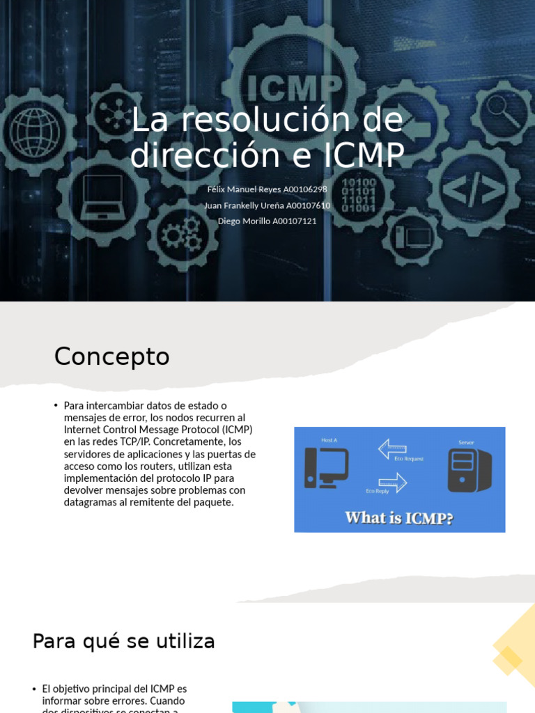 La Resolución de Dirección e ICMP | PDF
