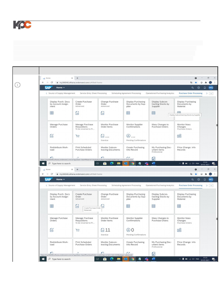 Creating Return Purchase Order | PDF | Business | Business Documents