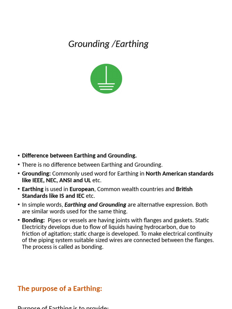 Earthing vs. Grounding: Key Differences | PDF | Building Engineering ...