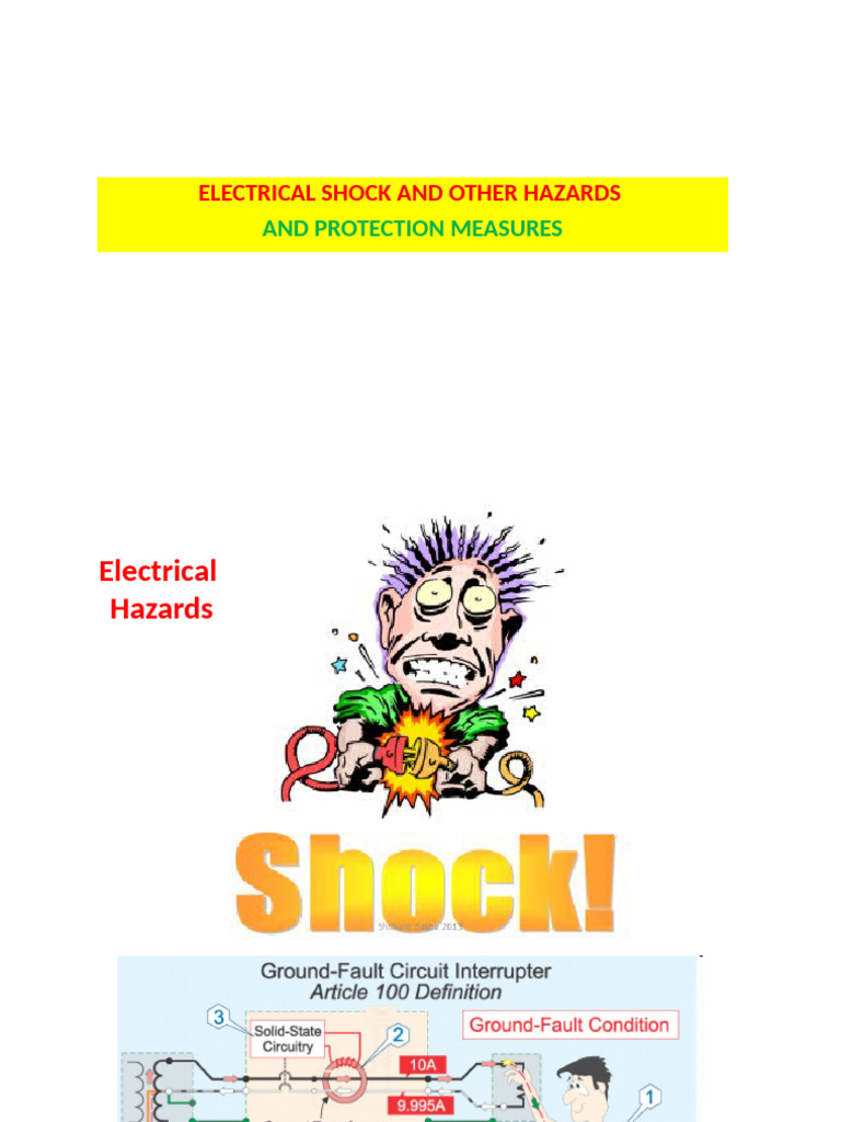 Elect. Shock Hazard and Protection Measures | PDF | Electrical ...