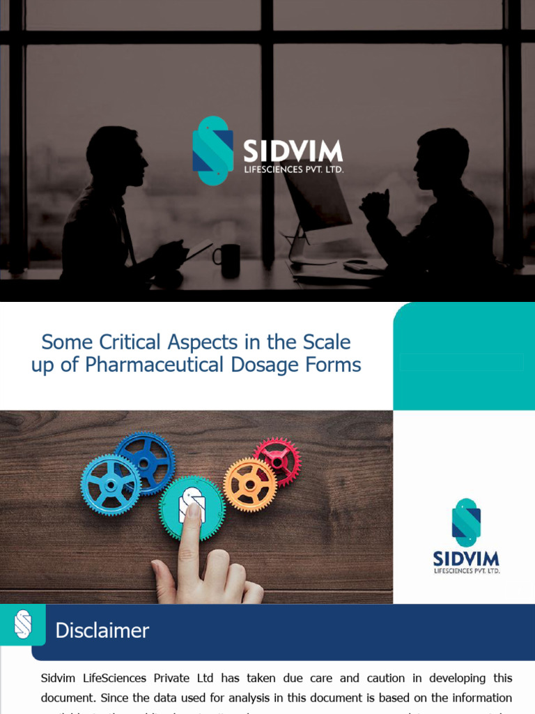 Scale-Up and Tech Transfer Insights | PDF | Topical Medication ...